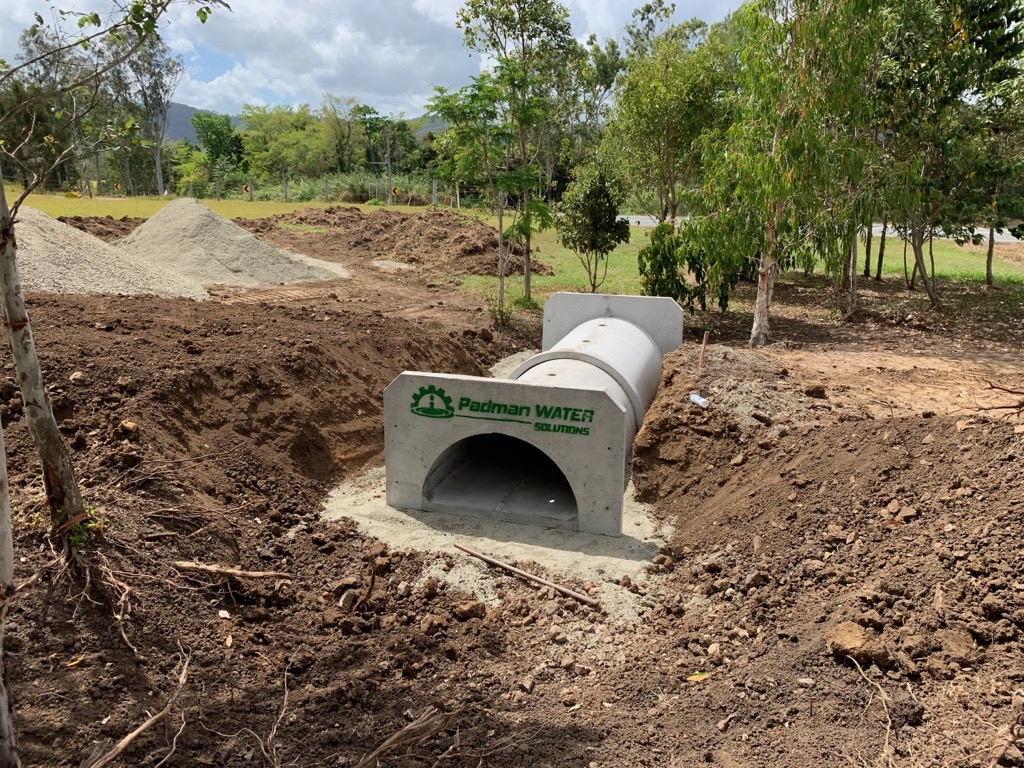 Airlie Beach Driveway Crossing | Padman Quick Culverts